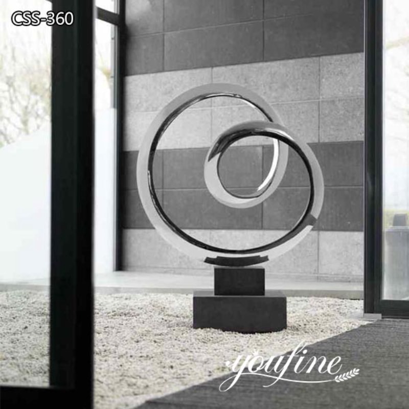 Mirror Polished Stainless steel Mobius Sculpture for Sale CSS-360 ...
